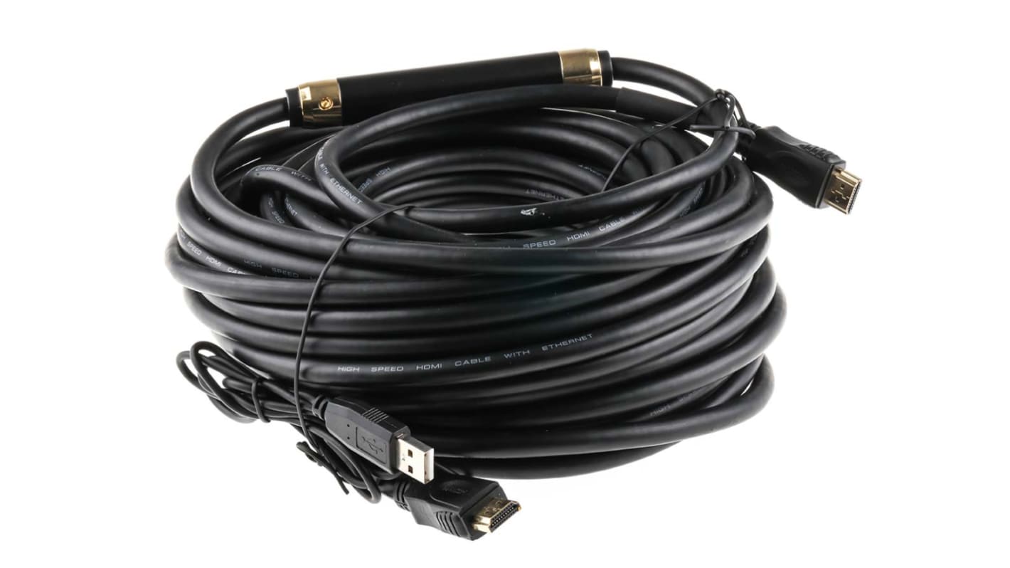 RS PRO 4K Male HDMI to Male HDMI Cable, 20m | RS