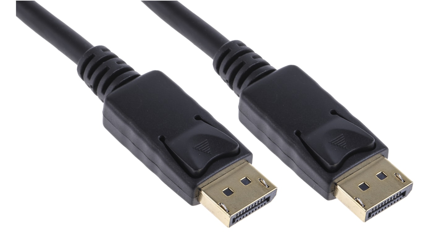 RS PRO Male DisplayPort to Male DisplayPort, PVC Cable, 4K, 10m | RS