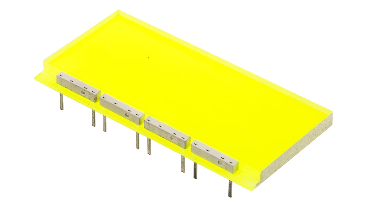 LTR24S3804YG | Ledtech Green Backlight, LED 8-Pin 23.3 x 48.7mm | RS