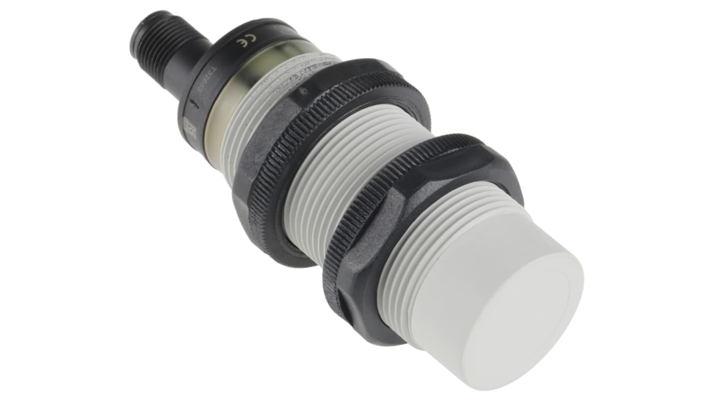 RS PRO Capacitive Barrel-Style Proximity Sensor, M30 x 1.5, 15 mm Detection, NO Output, 20 → 250 ...