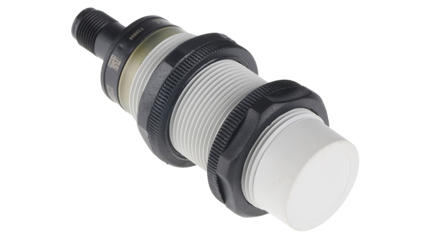 RS PRO Capacitive Barrel-Style Proximity Sensor, M30 x 1.5, 15 mm Detection, NPN Output, 10 → 30 ...