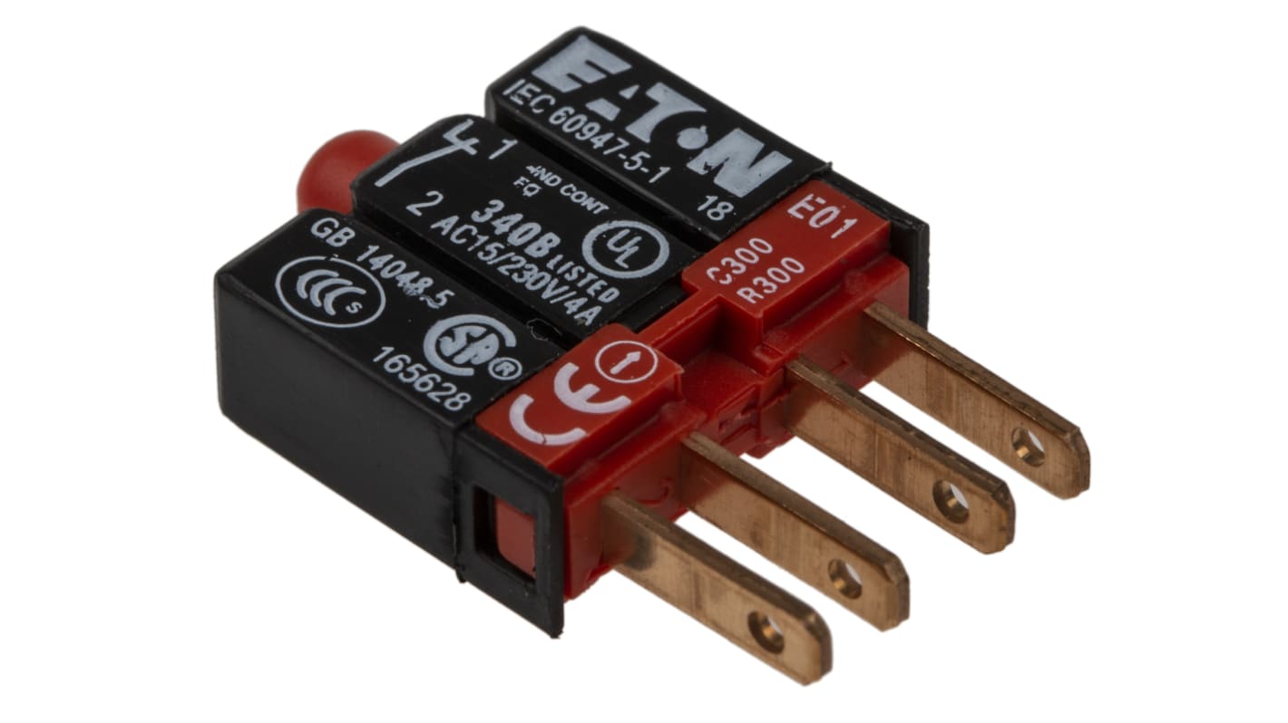 090401 E01 | Eaton RMQ16 Series Contact Block for Use with RMQ 16 ...