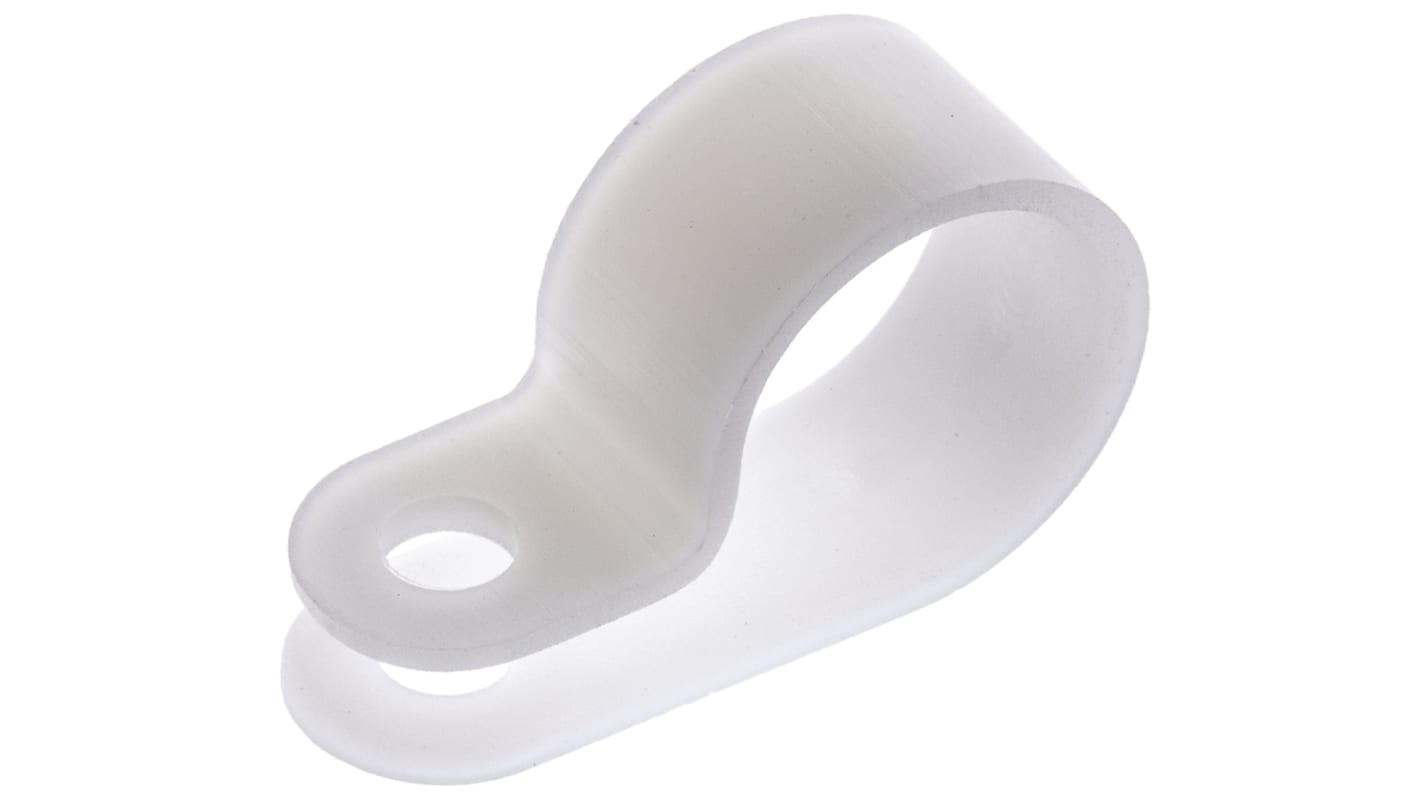 211-60049 H4P-PA66-NA | HellermannTyton 8mm Natural, Polyamide P Clip | RS