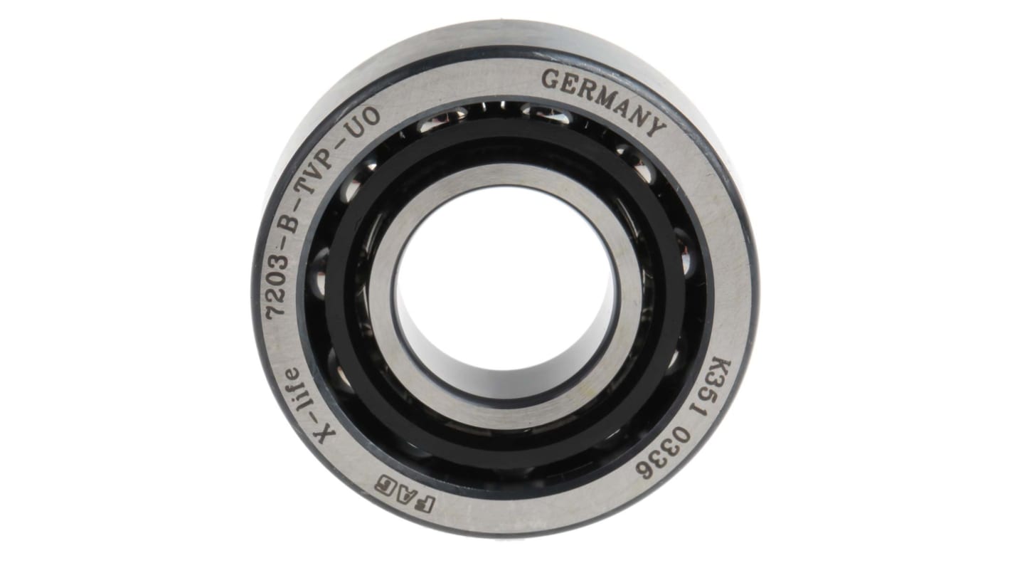 FAG 7203-B-XL-TVP-UO Single Row Angular Contact Ball Bearing- Open Type ...