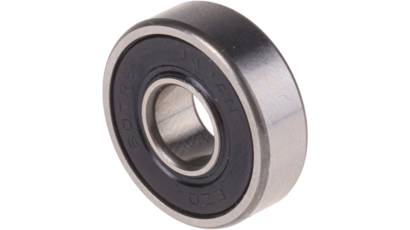 RS PRO 607-2RS/C3 Single Row Deep Groove Ball Bearing- Both Sides ...