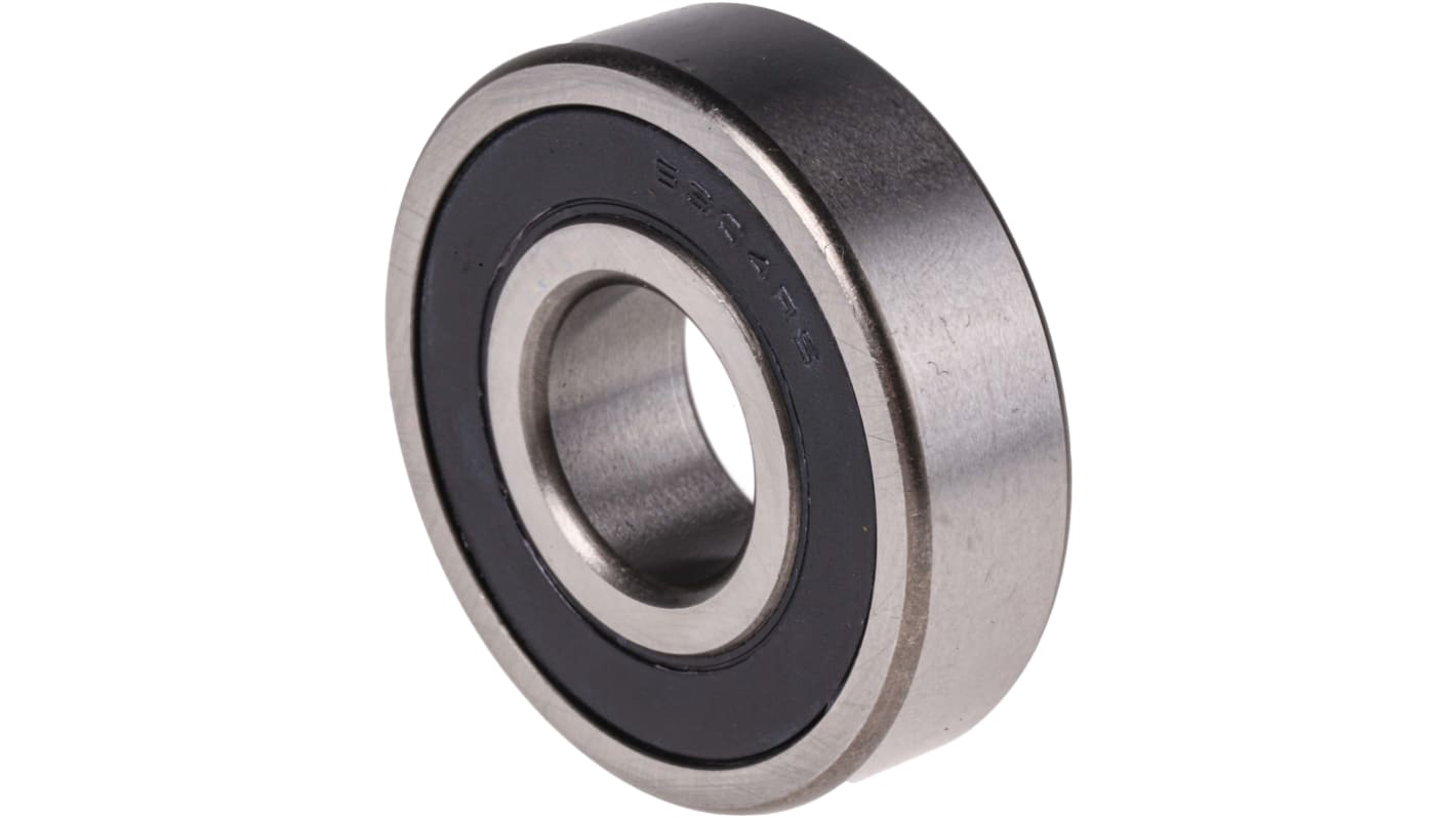 RS PRO 6304-2RS/C3 Single Row Deep Groove Ball Bearing- Both Sides ...