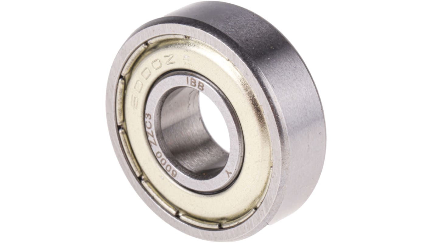 RS PRO 6000-2Z/C3 Single Row Deep Groove Ball Bearing- Both Sides ...