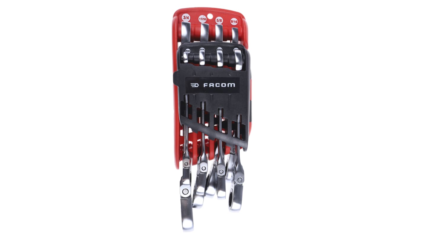 467F.JPU8 | Facom 8 Piece Spanner Set 1/2 in, 11/16 in, 3/4 in, 3/8 in ...