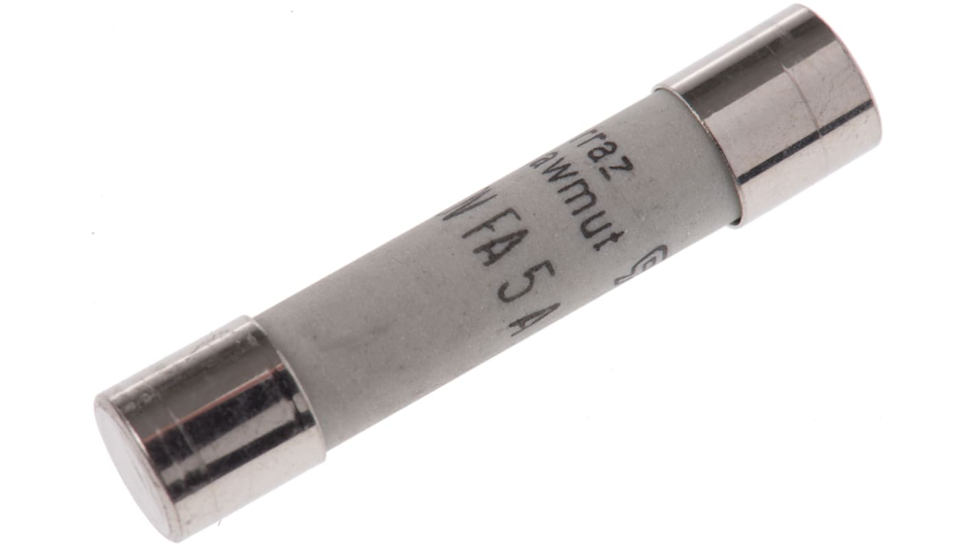 S084311 | Mersen 5A FF Ceramic Cartridge Fuse, 6.3 x 32mm | RS