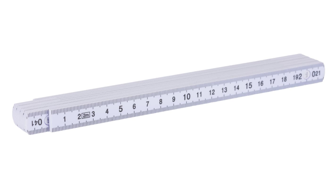 RS PRO 2m Plastic Metric Folding Ruler | RS