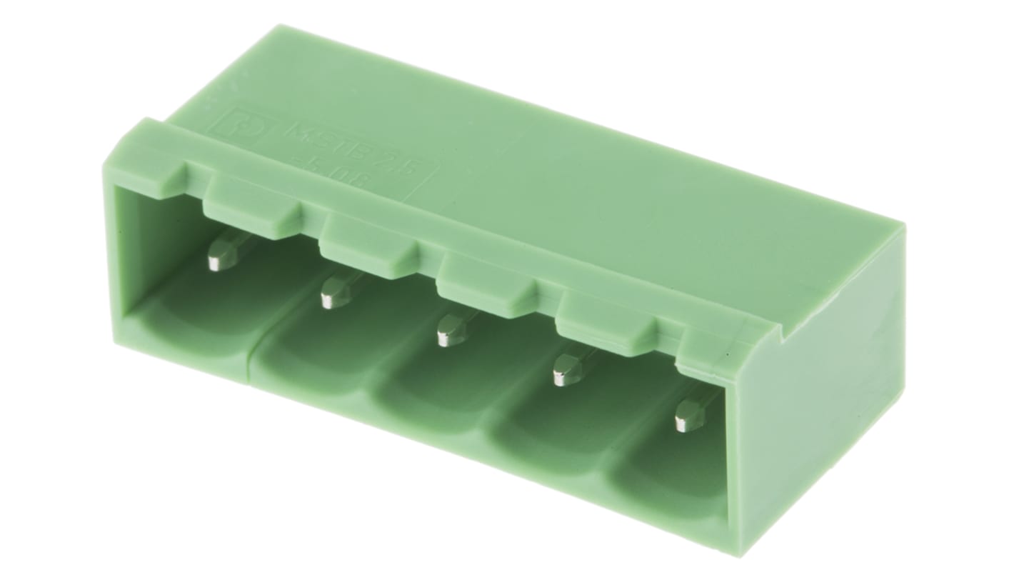 1755765 | Conector macho para PCB Phoenix Contact serie MSTBVA 2.5/ 5-G ...