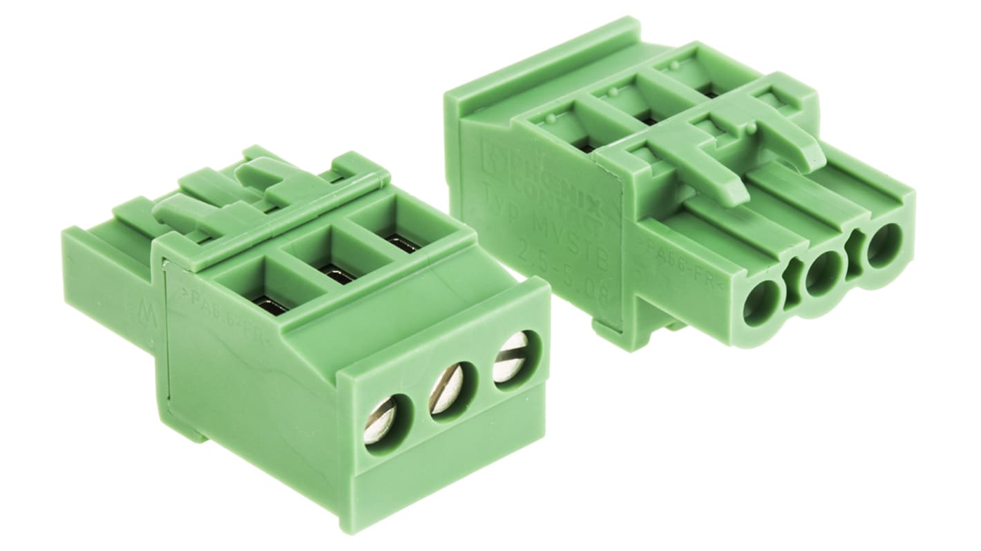 1792252 | Phoenix Contact プラグ式端子台, CLASSIC COMBICON MVSTBRシリーズ, 5.08mm ...