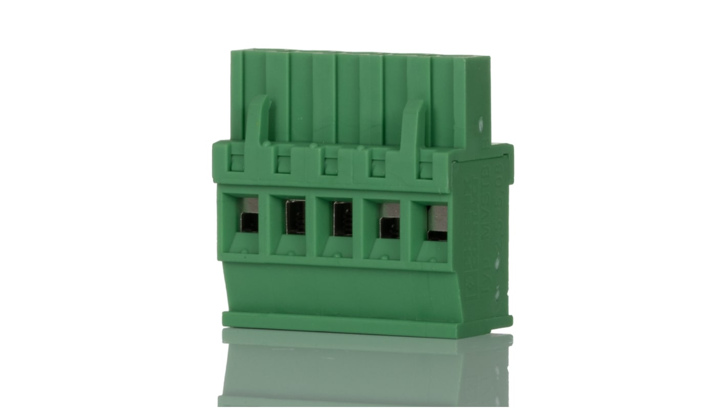 1792278 | Phoenix Contact 5.08mm Pitch 5 Way Pluggable Terminal Block ...
