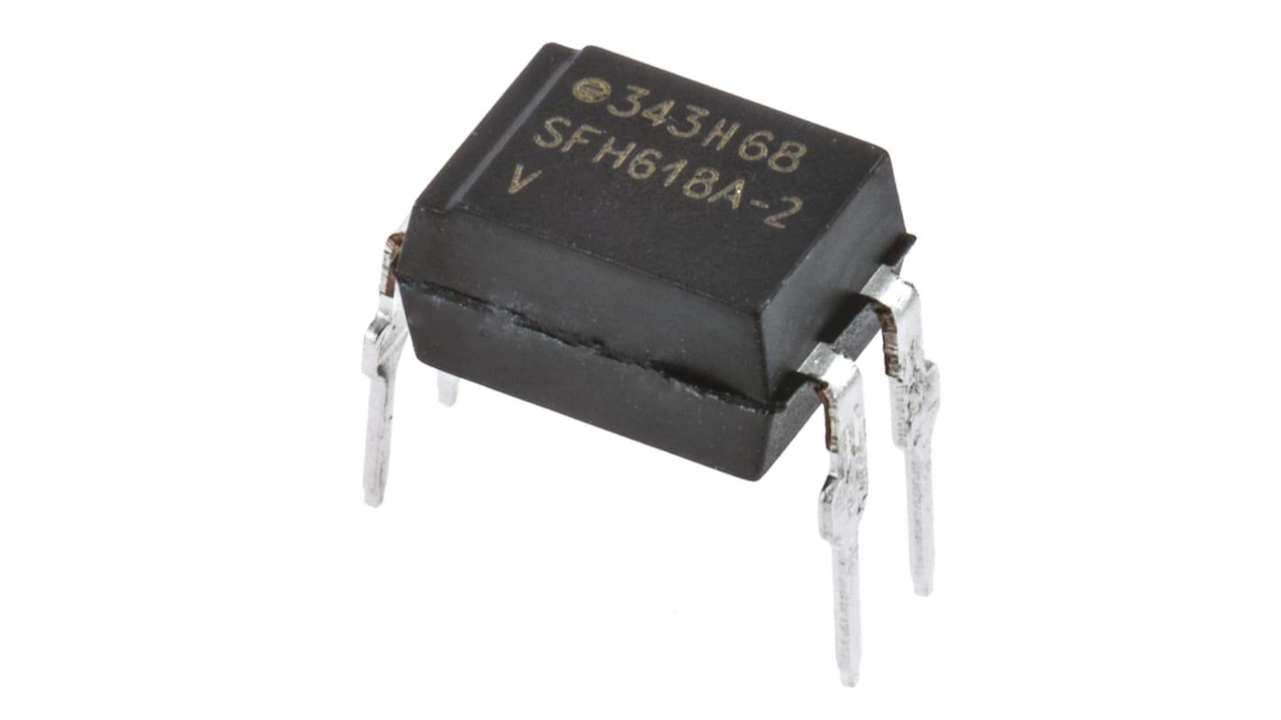 Vishay, SFH618A-2 DC Input Transistor Output Optocoupler, Through Hole, 4-Pin PDIP | RS