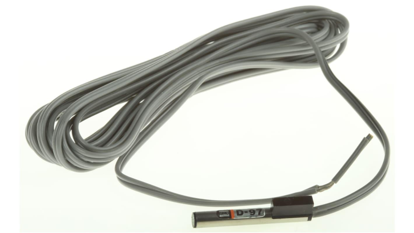 D-97L | SMC NCRB1BW10 Series Reed Switch, 5m Fly Lead, Multiple Mounted ...