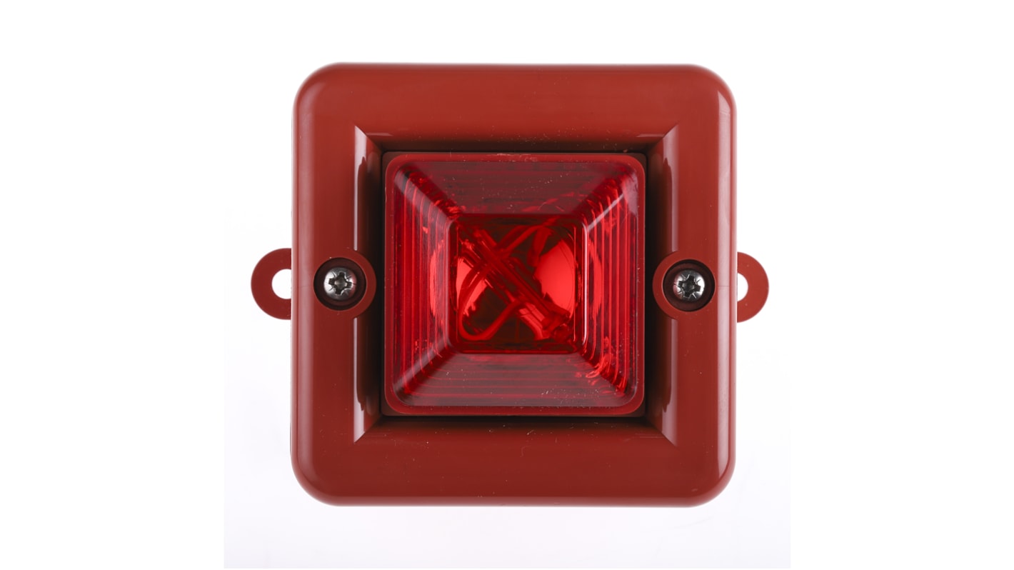 SON4AC230R/R | e2s SON4 Series Red Sounder Beacon, 230 V ac, IP66, Wall ...