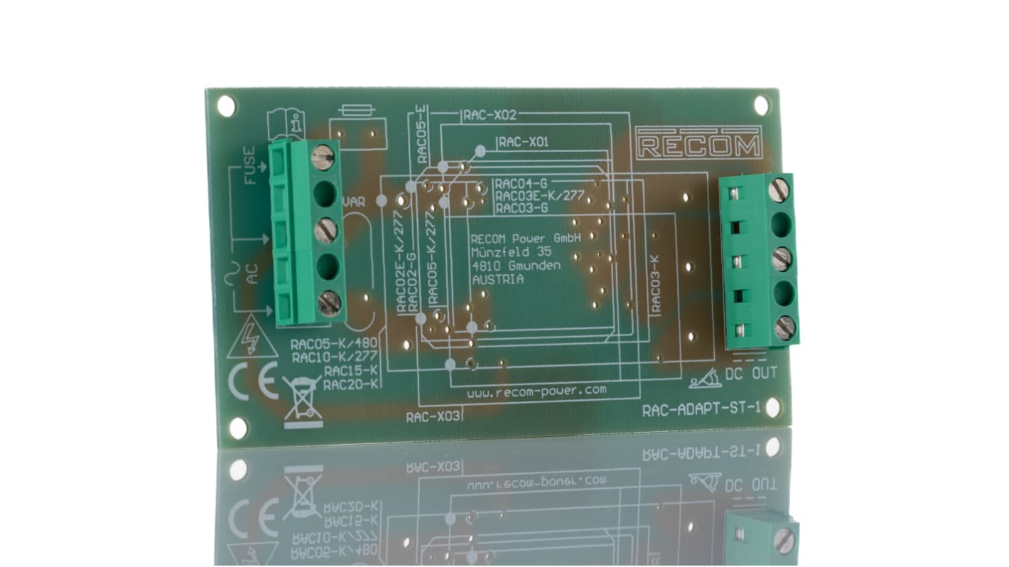 RAC-ADAPT-ST-1 | Recom Adapter, for use with RAC01-GA AC/DC Converter ...