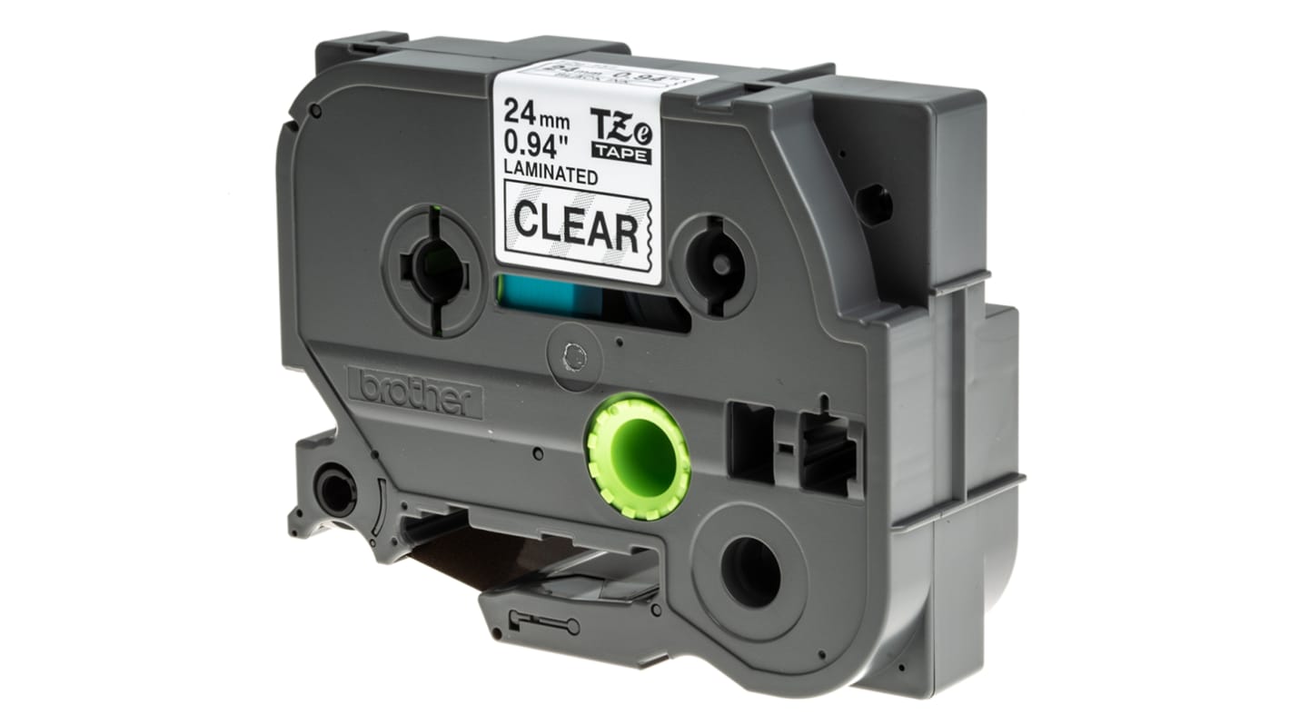 TZe-151 | Brother Black on Clear Label Printer Tape, 8 m Length, 24 mm ...