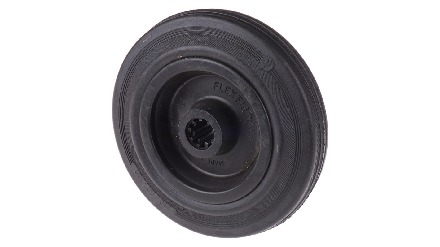 Flexello Rubber Castor Wheels, 205kg | RS