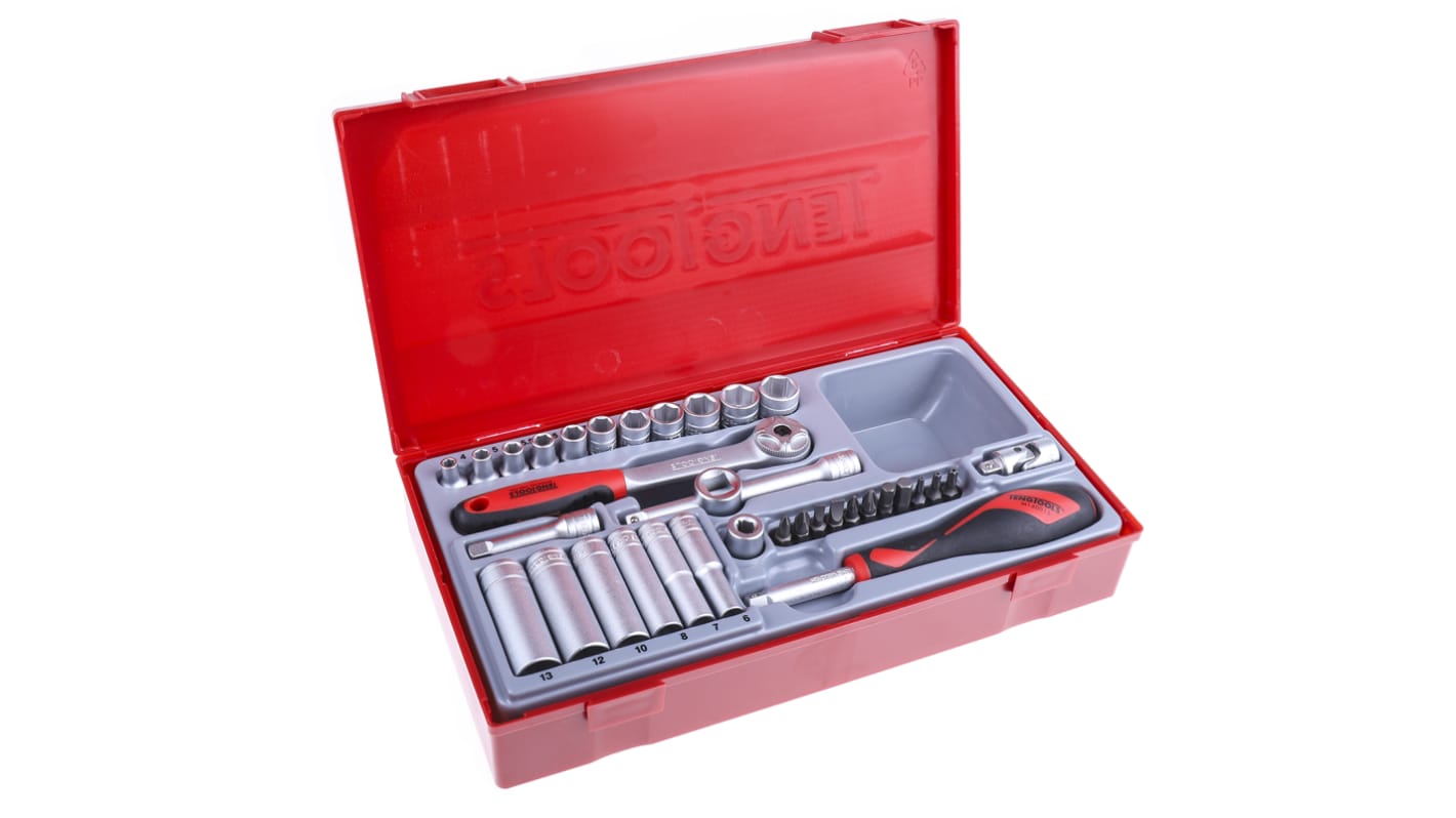 TT1435 | Teng Tools 35-Piece Metric 1/4 in Deep Socket/Standard Socket ...
