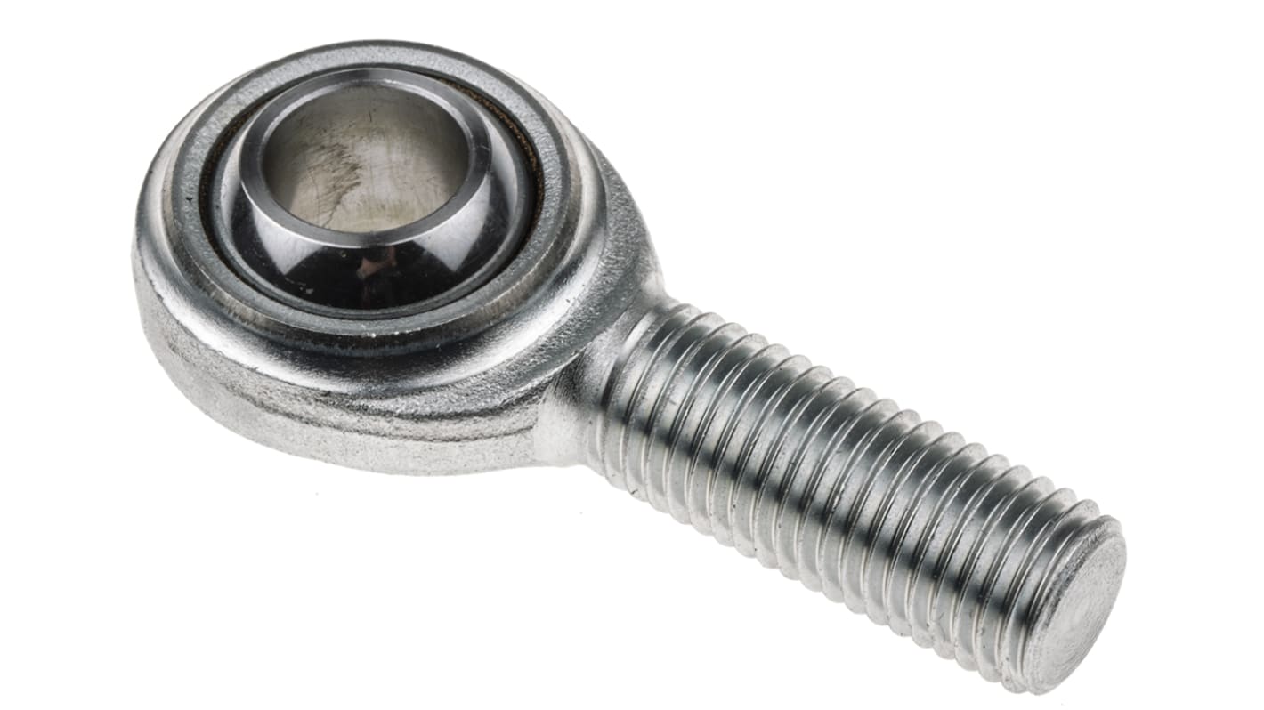 RS PRO M16 x 2 Male Steel Rod End, 16mm Bore, 85mm Long, Metric Thread ...