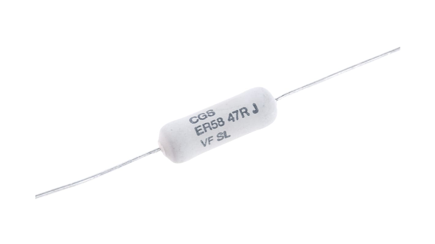 TE Connectivity 47Ω Wire Wound Resistor 7W ±5% ER5847RJT | RS