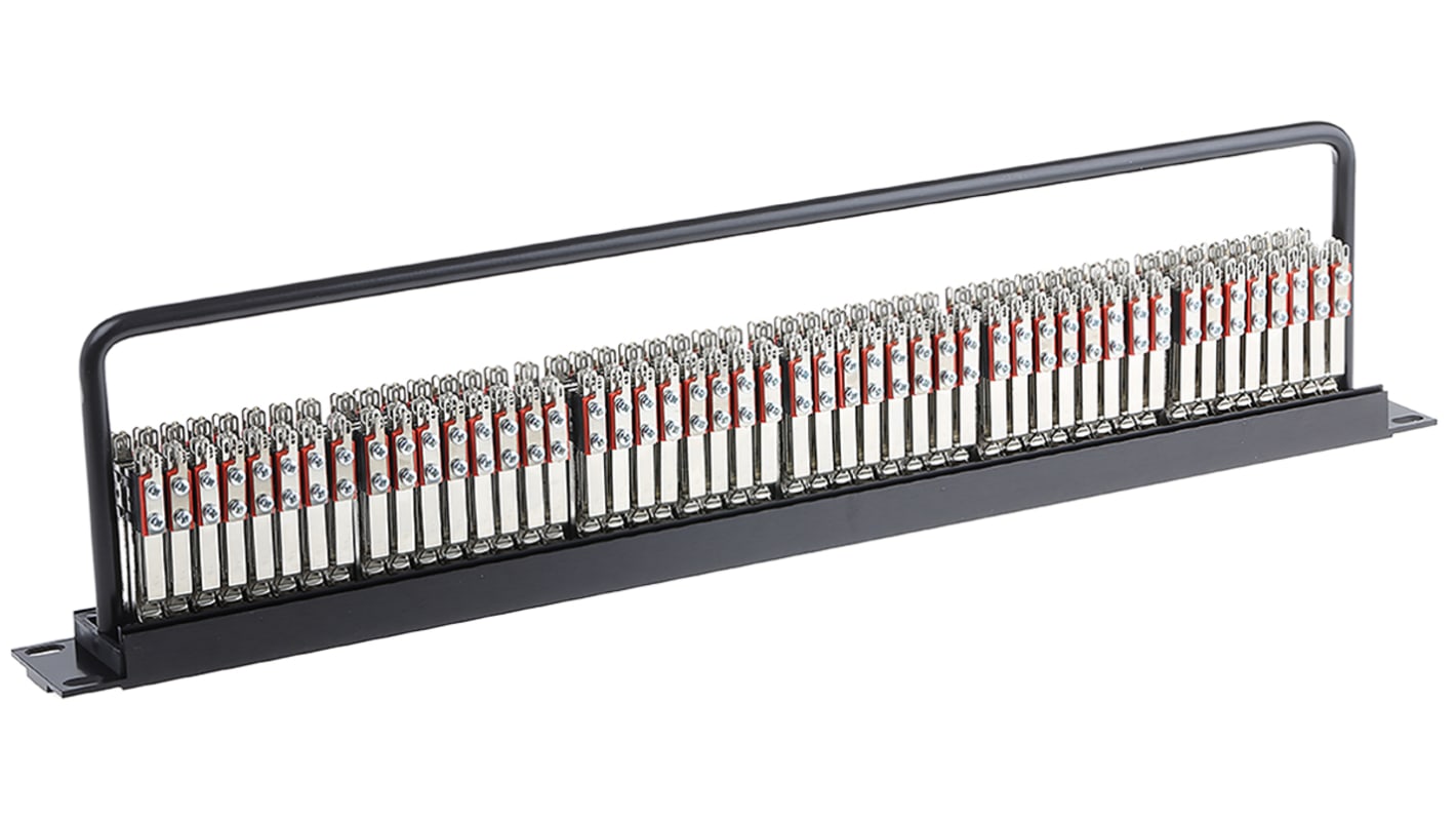 Bantam 96 Port Audio Patch Panel, 1U Rack Height | RS