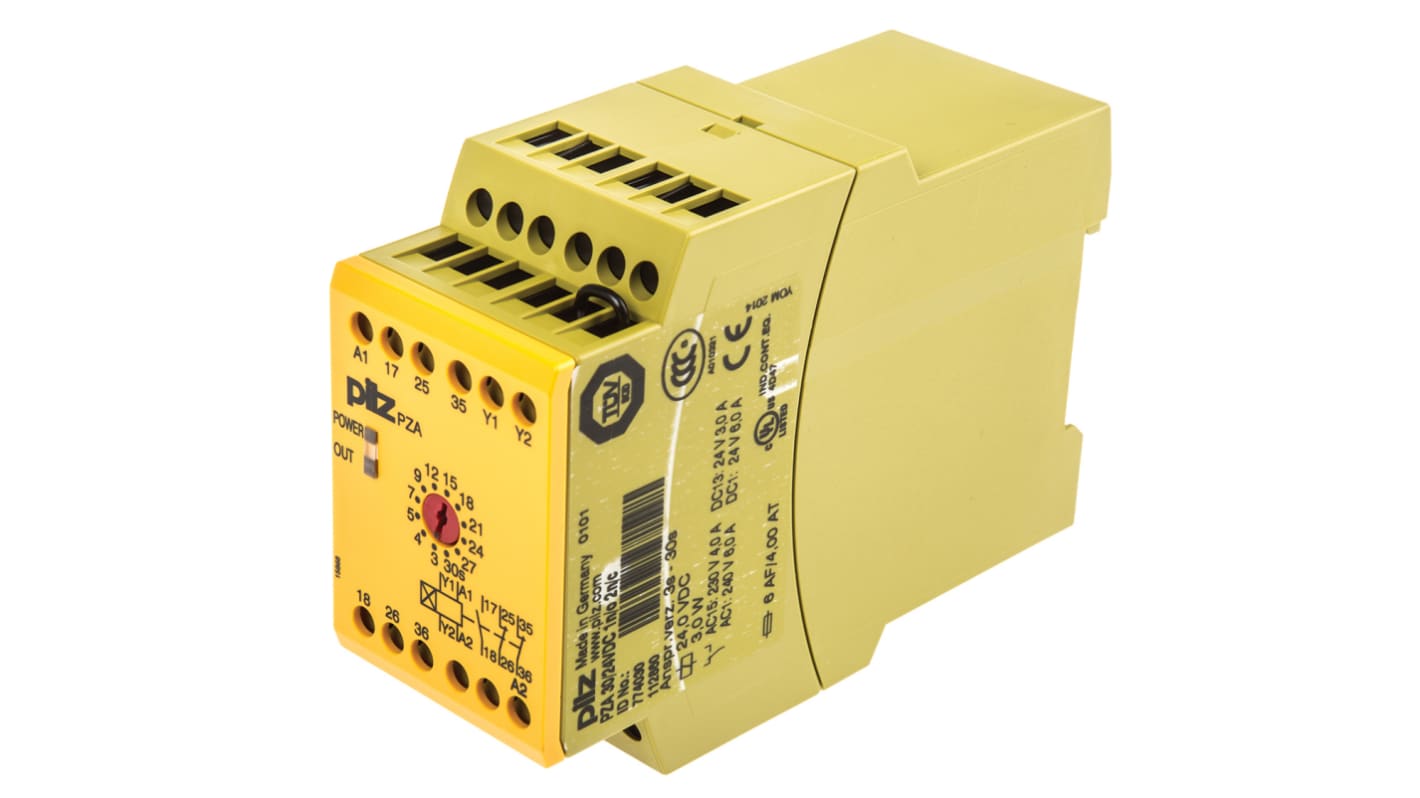 774030 | Pilz Single-Channel Speed/Standstill Monitoring Safety Relay ...