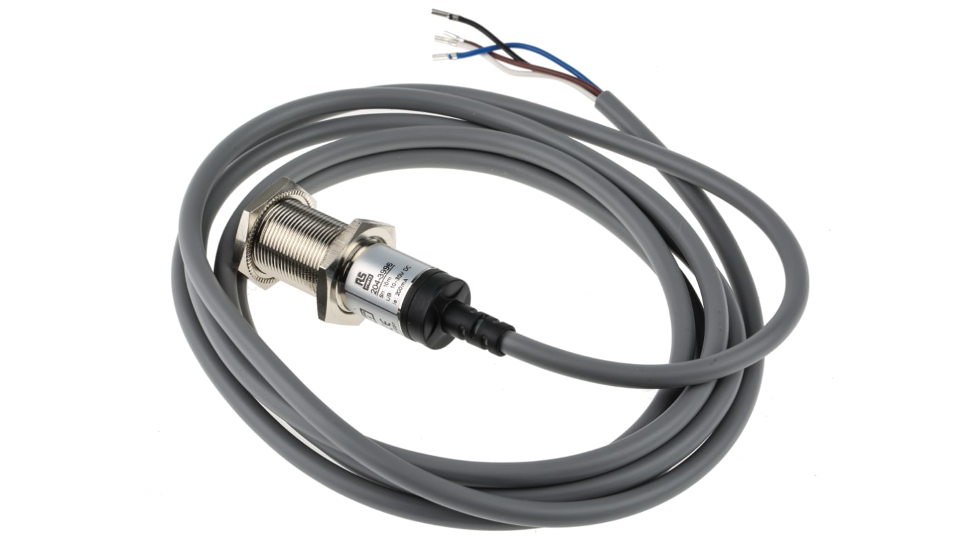 RS PRO Through Beam Photoelectric Sensor, Barrel Sensor, 10 m Detection ...