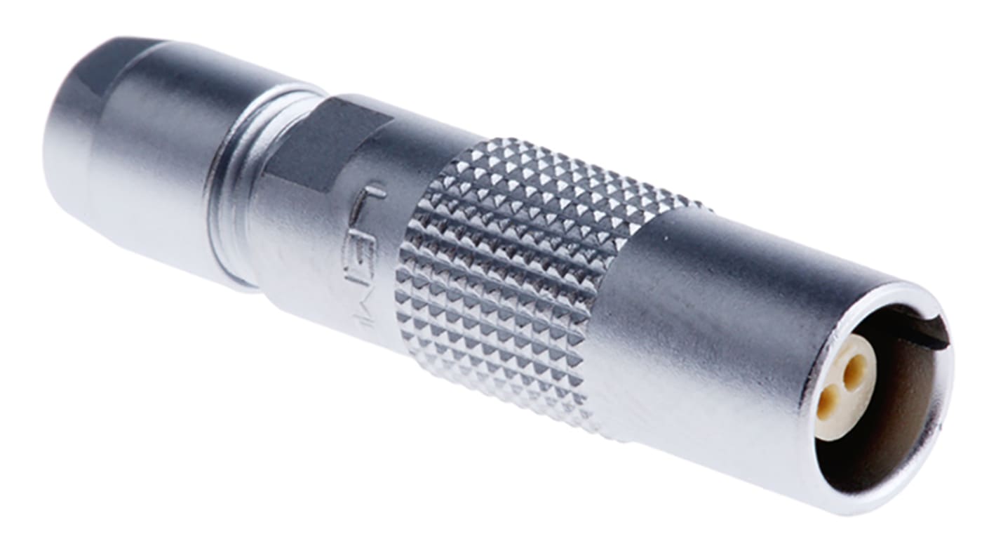 PHG.00.302.CLLD35 | Lemo Circular Connector, 2 Contacts, Cable Mount ...
