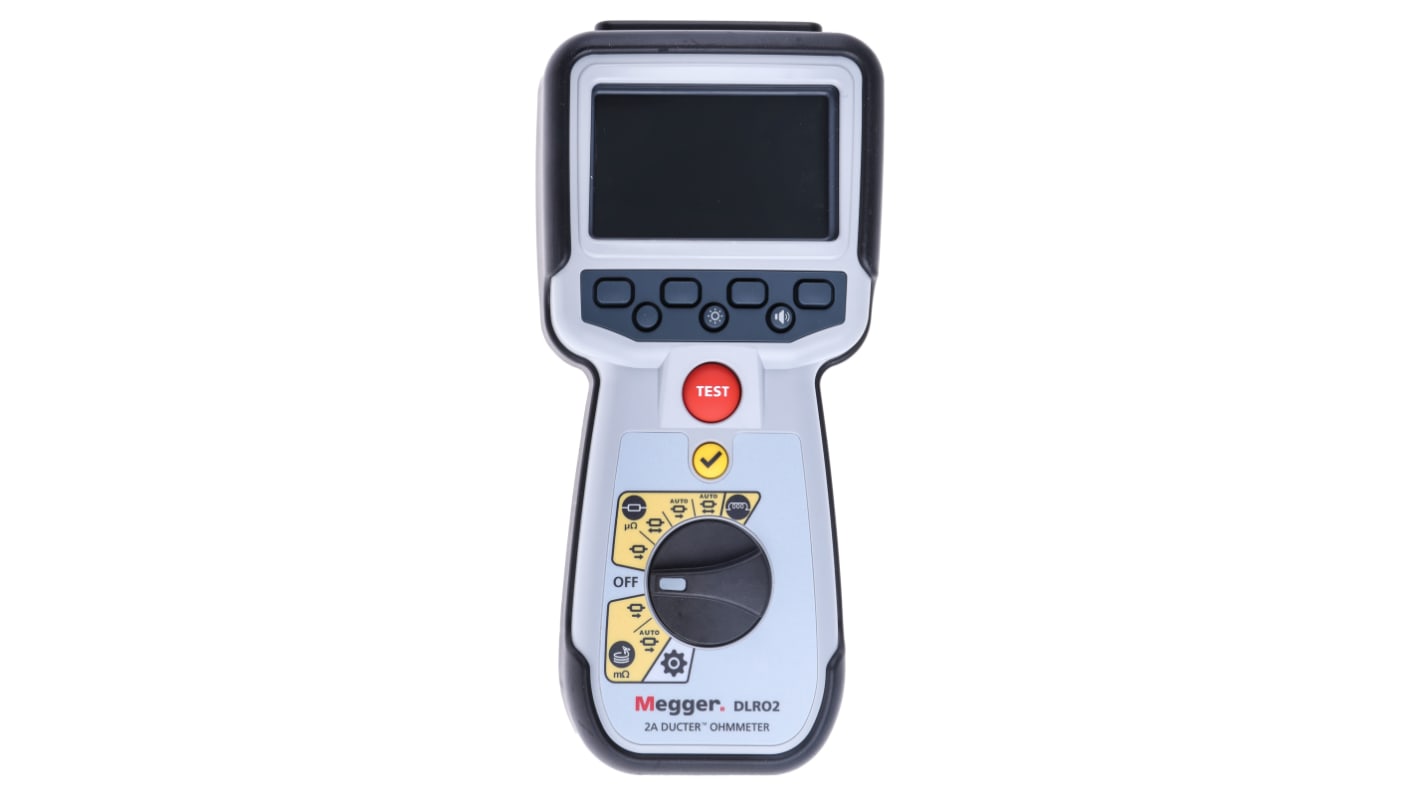 1012-280 | Megger DLRO2 Handheld Ohmmeter, 2000 Ω Max, 100mΩ Resolution ...