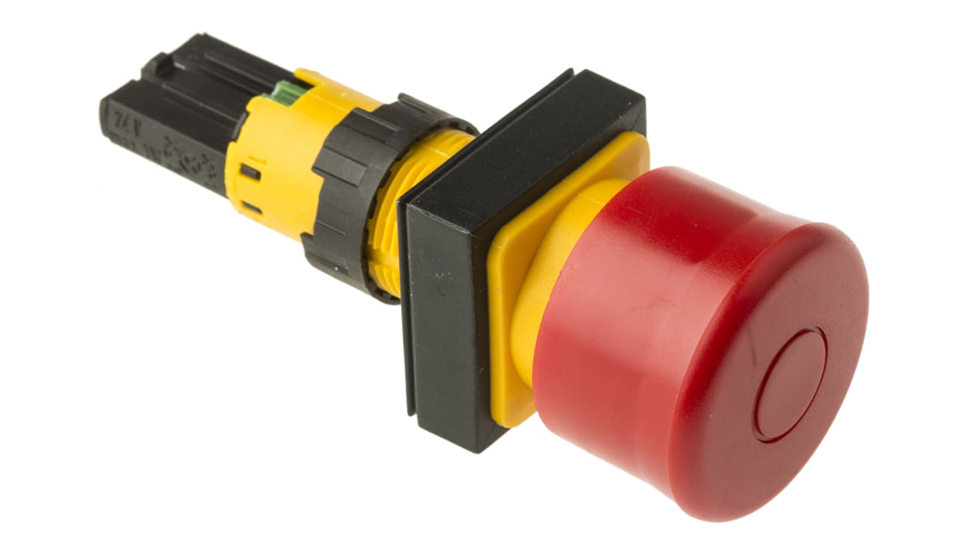 072370 Q25PV | Eaton RMQ16 Series Stay Put Emergency Stop Push Button ...