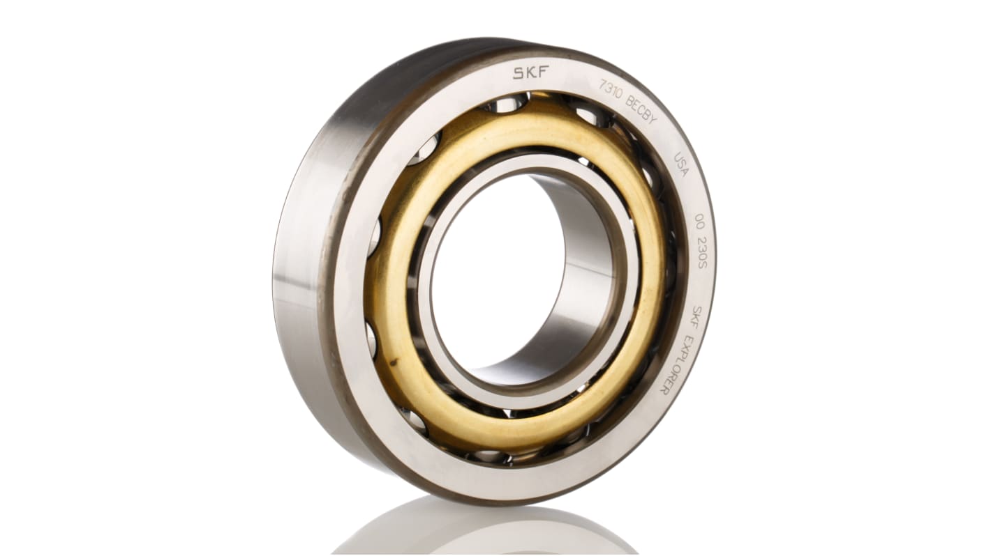 SKF 7310 BECBY Angular Contact- Open Type 50mm I.D, 110mm O.D | RS