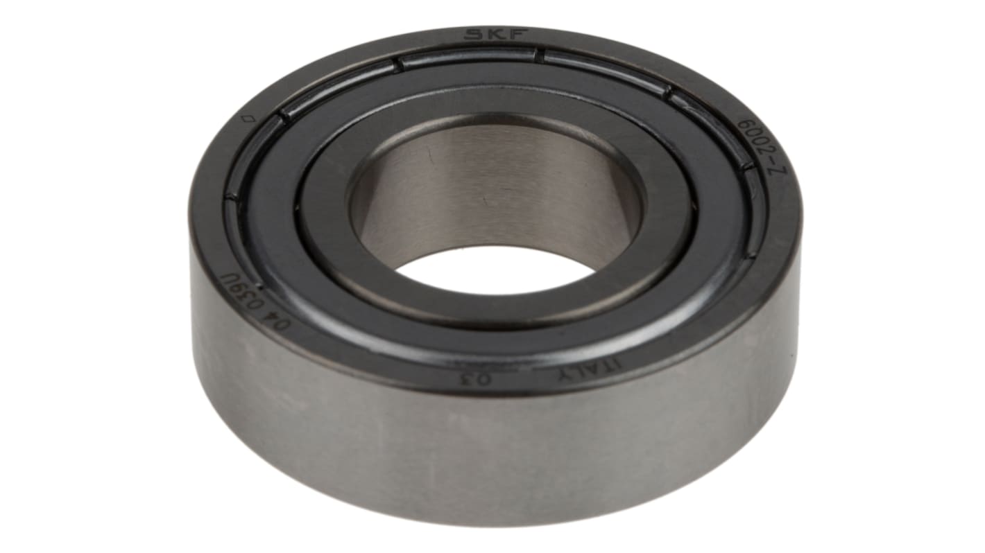 SKF 6002-Z Single Row Deep Groove Ball Bearing- One Side Shielded 15mm ...