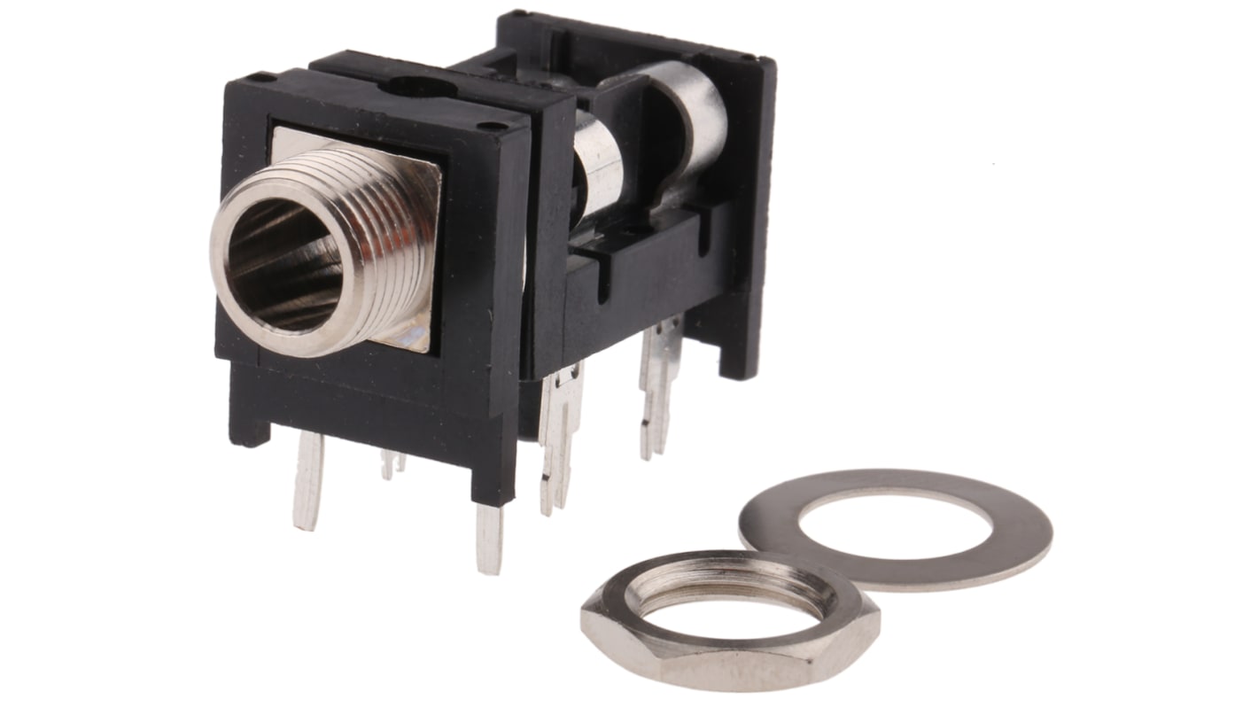 RA49C14B | Switchcraft Jack Connector 6.35 mm PCB Mount Stereo Socket ...