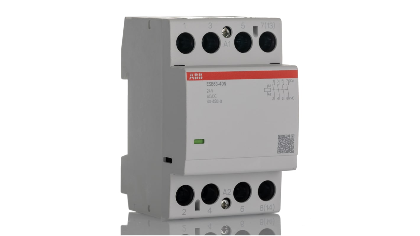 1SAE351111R0140 | ABB ESB63-40N-01 ESB Contactor, 24 V Coil, 2-Pole, 63 ...