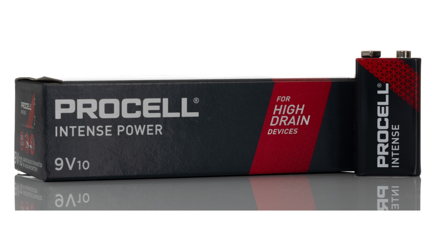 5000394137097 | Duracell Procell Intense Alkaline 9V Battery 9V | RS