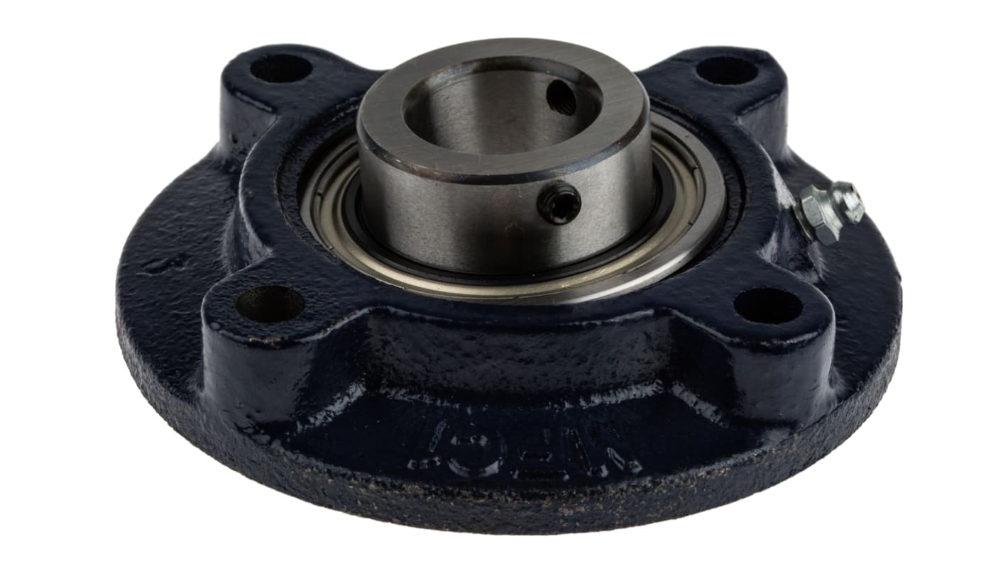 4 Hole Flange Bearing Unit, MFC25, 25mm ID | RS