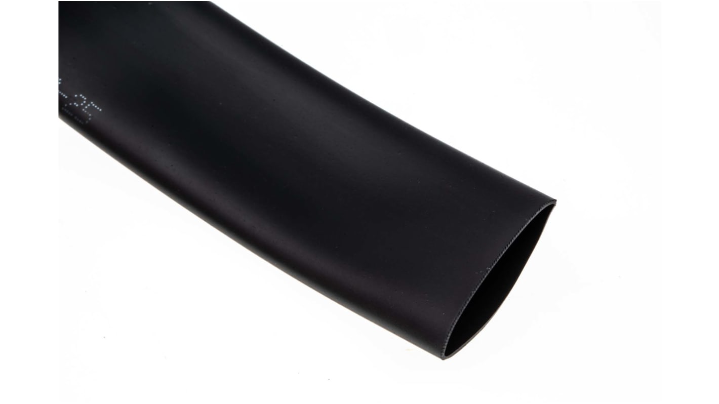 DR-25-3/4-0-5 | TE Connectivity Heat Shrink Tubing, Black 19mm Sleeve Dia. x 5m Length 2:1 Ratio ...