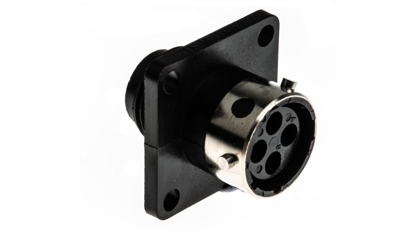 UTG0104S | Souriau Circular Connector, 4 Contacts, Flange Mount, Plug ...