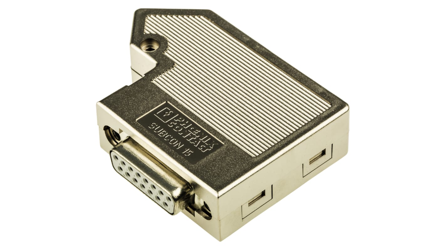 2761596 | Conector D-sub Phoenix Contact, Serie SUBCON 15/F-SH, paso 2 ...