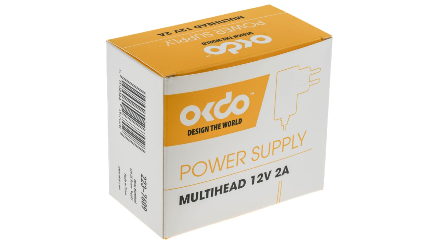 FJOS2101119 | Okdo Power Supply, with Universal Plug Type, 1.5m | RS