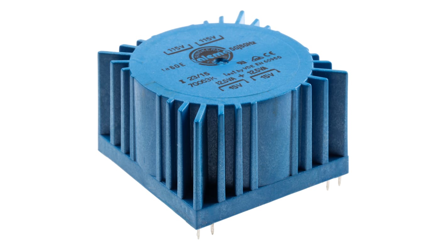 70063K | Transformateur torique Nuvotem Talema 2 sorties, 115 V ac, 230 ...