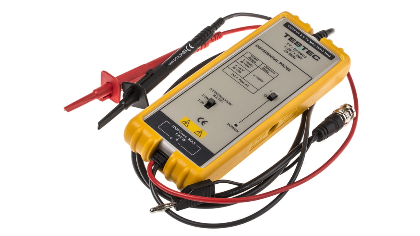 15101 | Testec SI TT-SI 9001 TastkopfAktiv 25MHz ±700 V ac/dc, 700 V ac ...