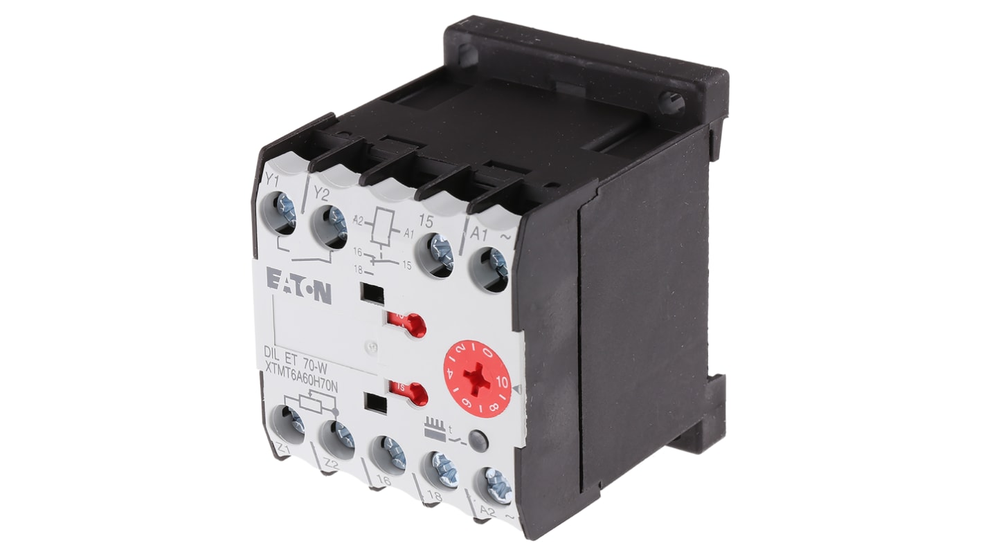 DILET70-W | Eaton DIN Rail Mount Time Delay Relay, 400V ac, 1-Contact ...