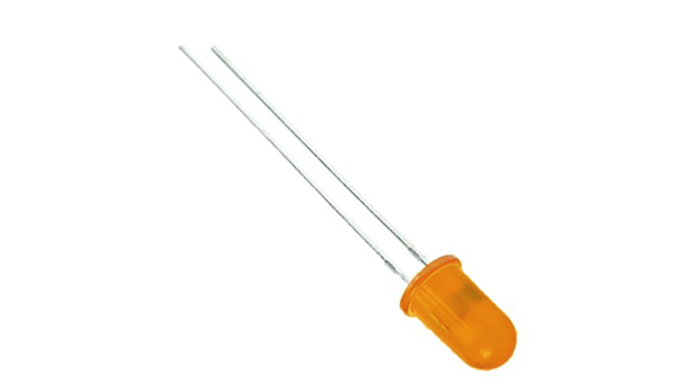 L-53ND | LED Orange, Traversant, 5 mm (T-1 3/4), 2,05 V | RS