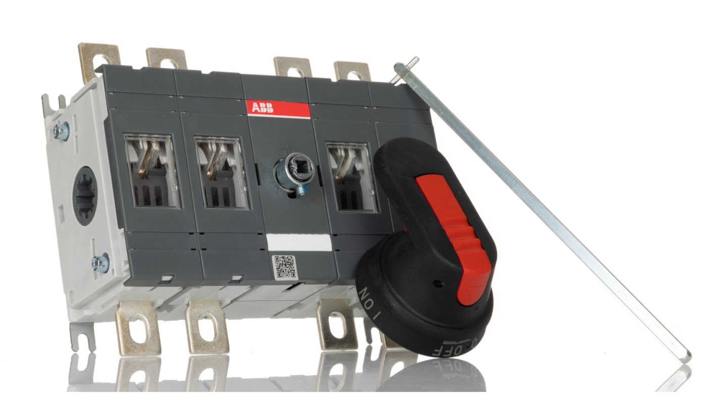 1SCA022721R4290 OT250E22P | ABB 4 Pole Base Mounting Switch Disconnector - 250A Maximum Current ...