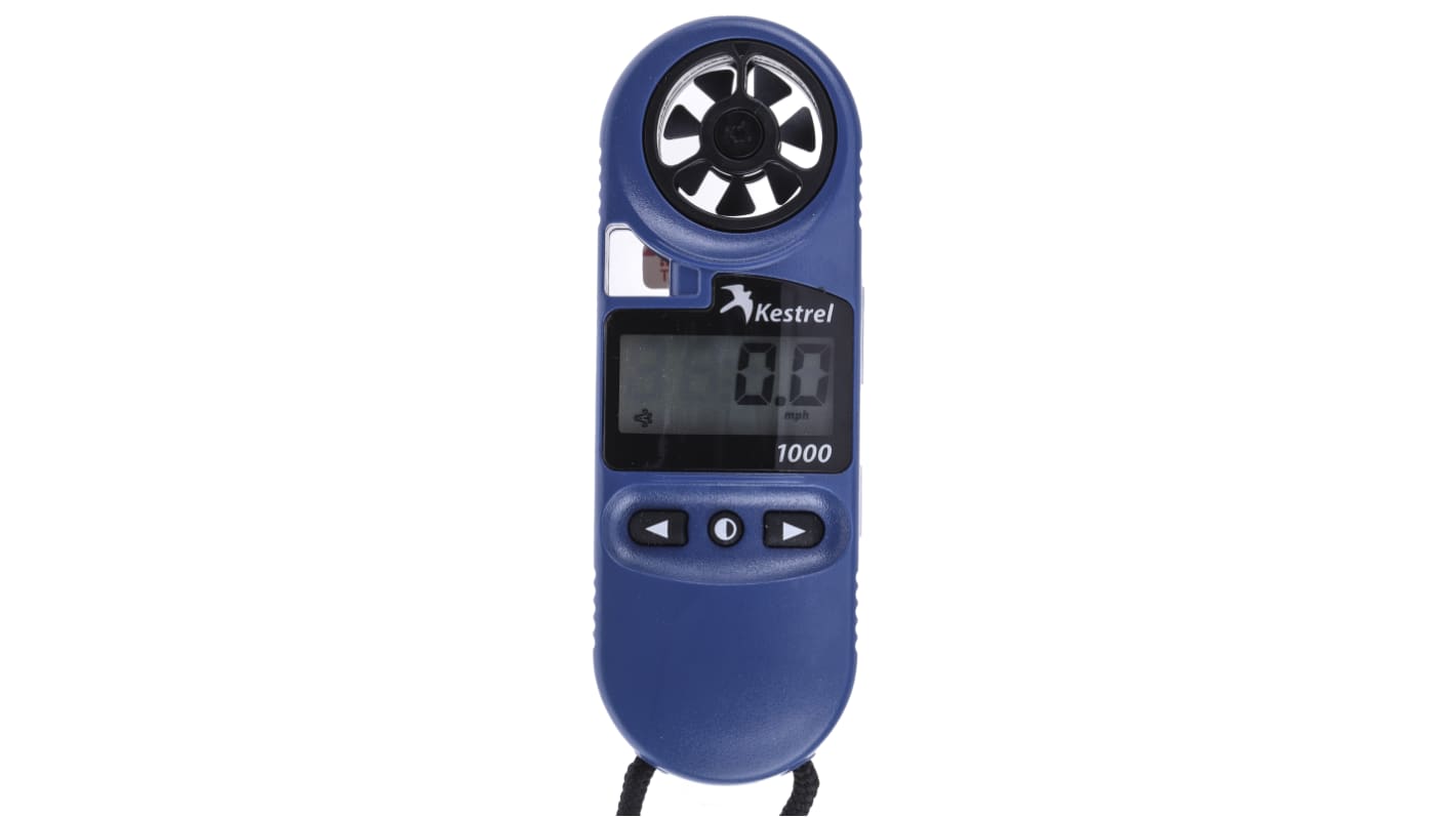 Kestrel KESTREL 1000 Rotary Vane Anemometer, 40m/s Max, Measures Air ...