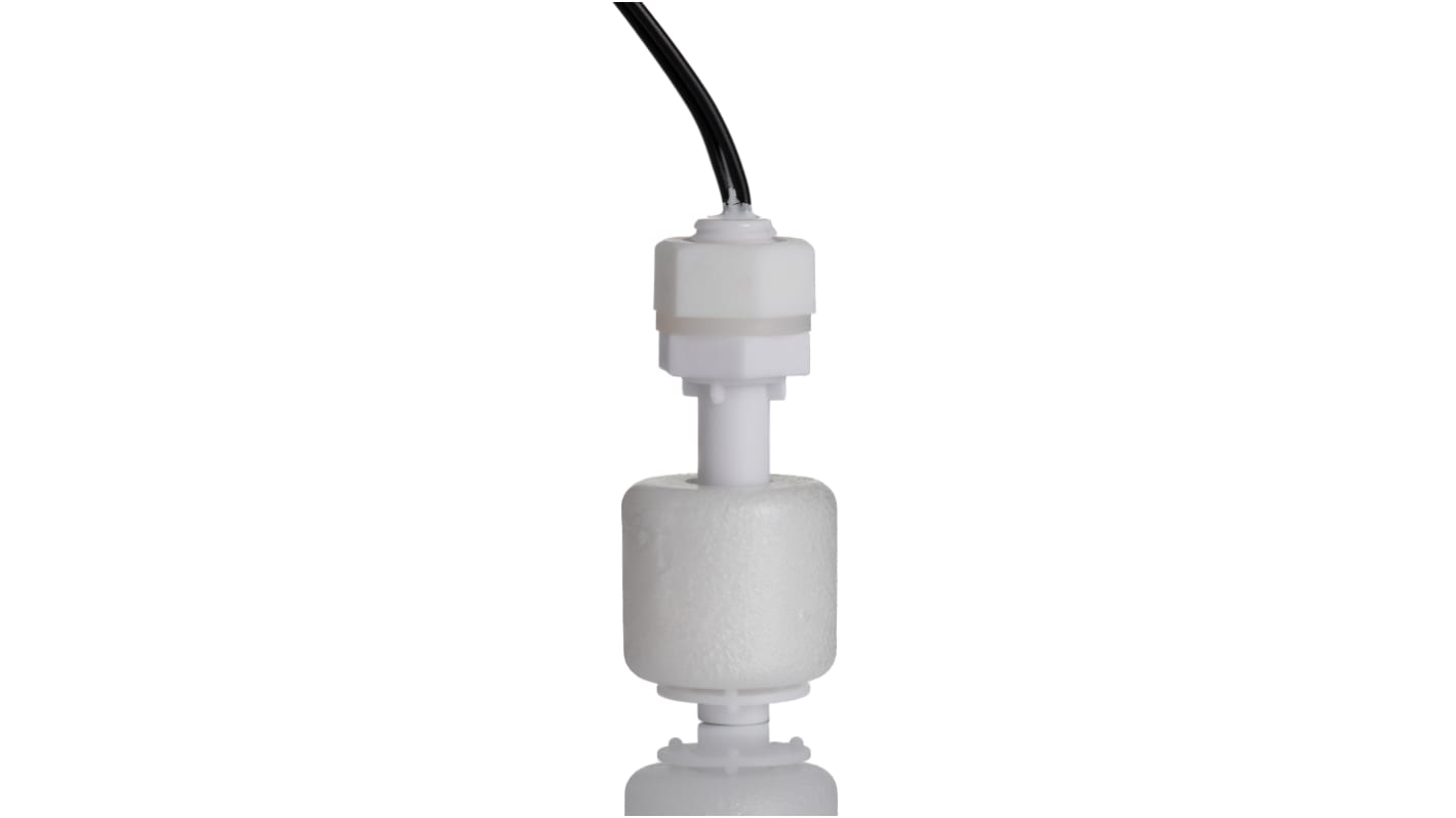 RS PRO Vertical Mounting PP Float Switch, Float, 350mm Cable, NO | RS