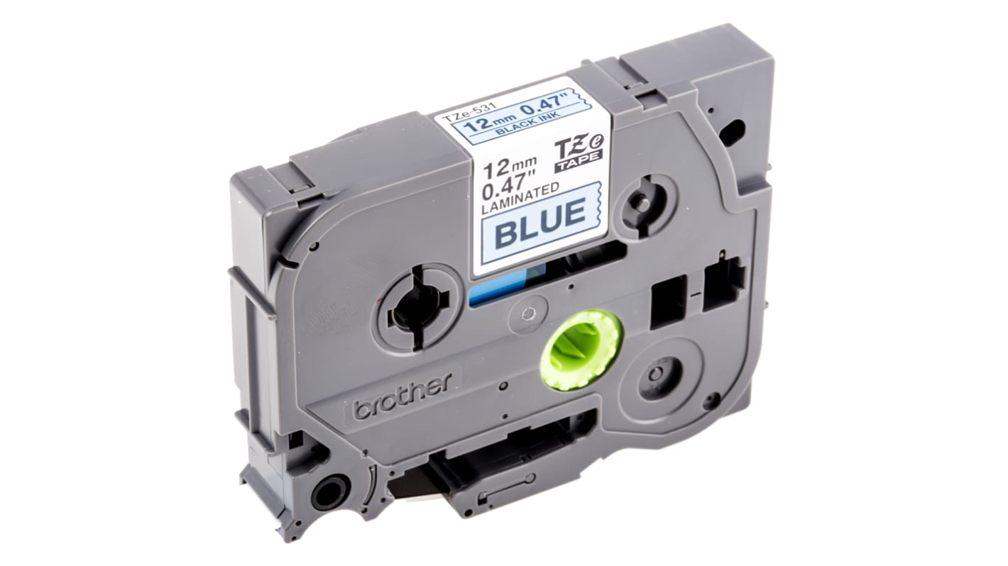 TZe-531 | Brother Black on Blue Label Printer Tape, 8 m Length, 12 mm ...